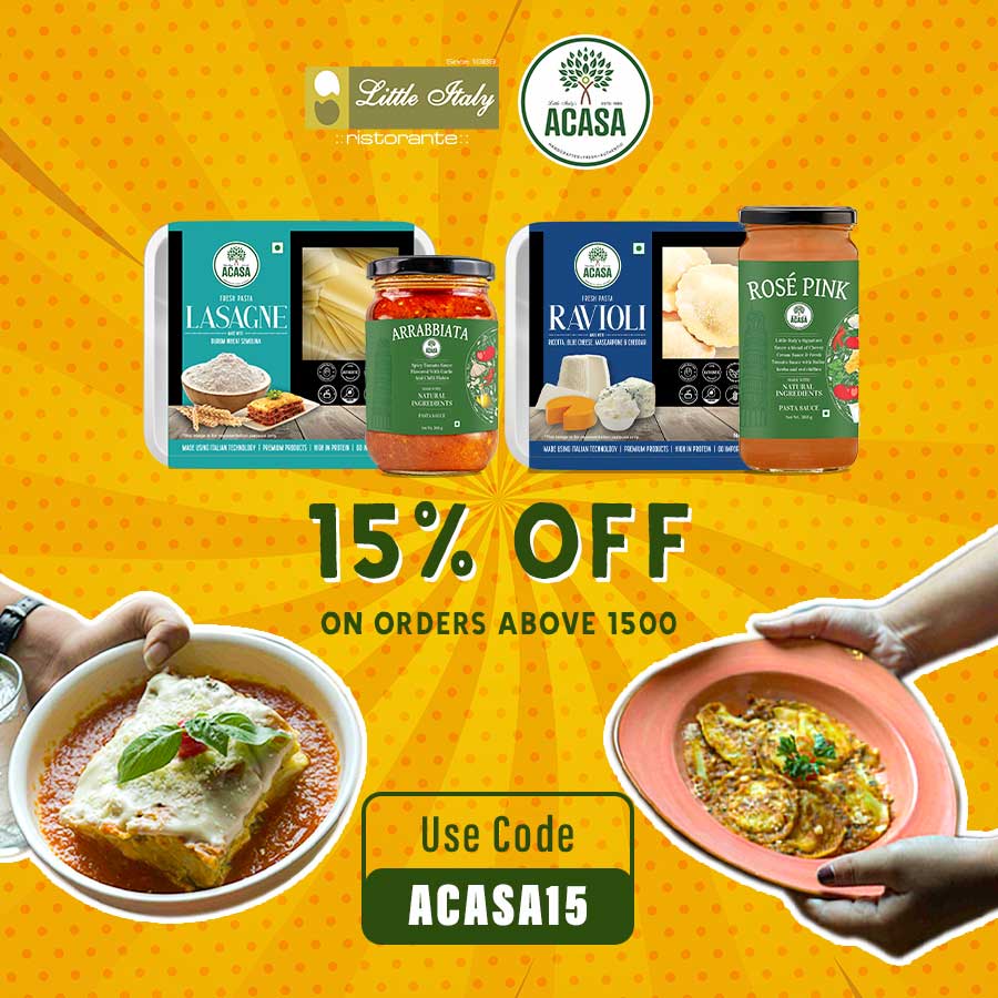 Premium Ready-to-Eat Pasta, Sauces, and Dips from Acasa Store